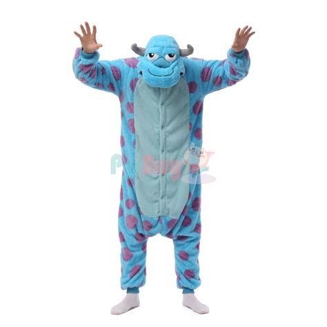 Sully Halloween Costume Adults Sulley Onesie For Men And Women Plus Size