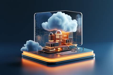 Premium Photo Cyber Cloud Security Access Modern Data Business Technology Solution Networking