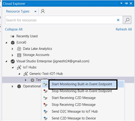 Device To Cloud Communication Using Azure Iot Hub In Net Core