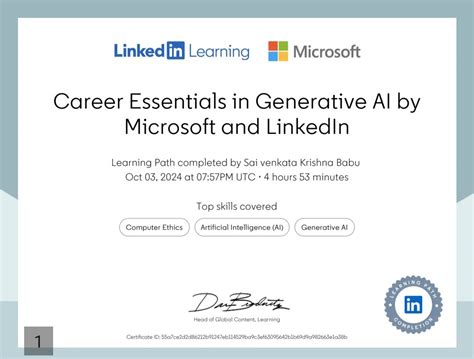 Sai Venkata Krishna Babu On Linkedin Linkedin Microsoft Computerethics Generativeai