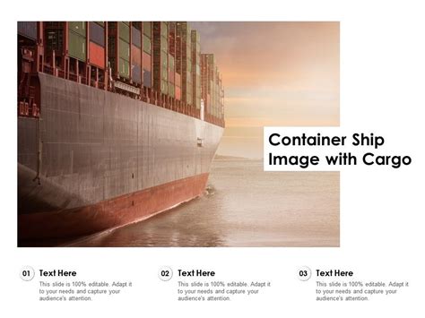 Container Ship Image With Cargo Templates Powerpoint Slides Ppt Presentation Backgrounds