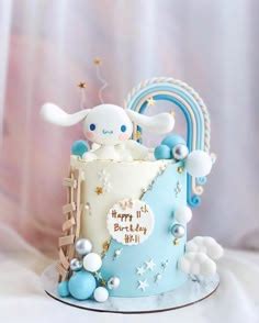 My Melody And Cinnamoroll Cake
