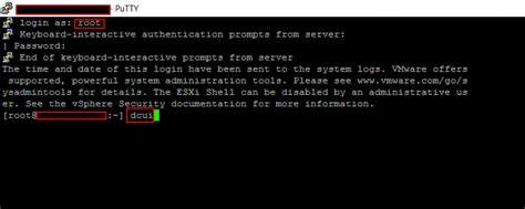 Login To Esxi Dcui Using Ssh