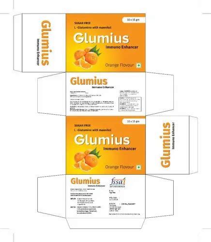 Glumius Immuno Enhancer Powder Age Group 18 Plus At Rs 200unit In Surat