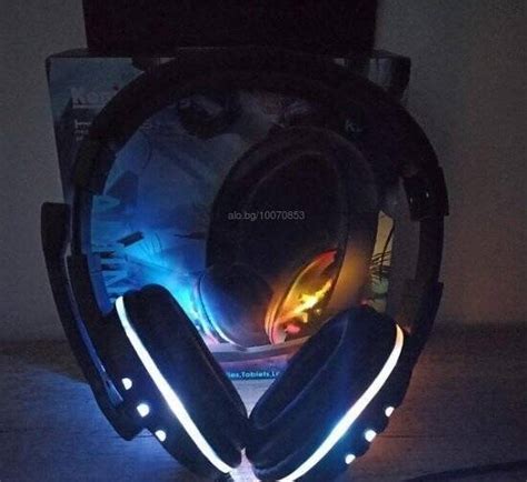 Светещи слушалки с микрофон атрактивен дизайн и мощен звук Слушалки к5 про Аудио техник