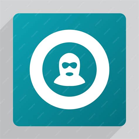 Premium Vector Flat Offender Icon White On Green Background