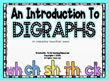 An Introduction To Digraphs Interactive PowerPoint Lesson TpT