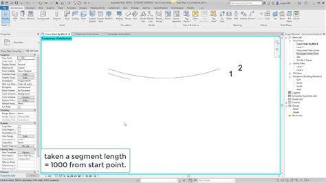 dynamo curve take segment length youtube