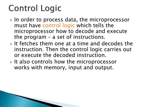 PPT Microprocessor PowerPoint Presentation Free Download ID 6995104