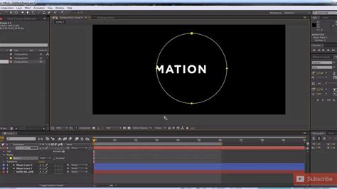After Effects Tutorial 2019 Animate Any Object Or Text Along A Custom