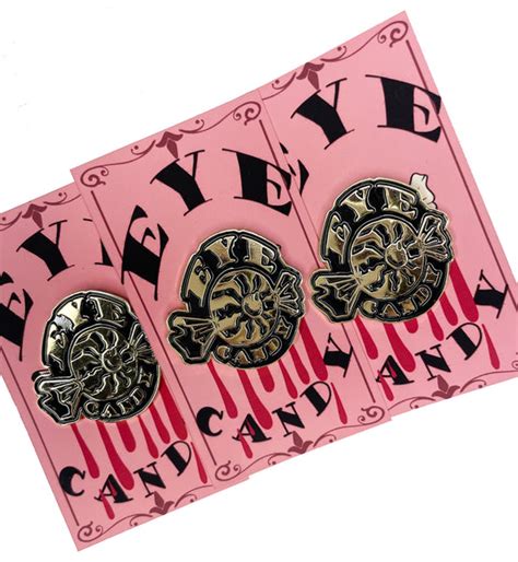 Eyecandy Logo Enamel Pin Veras Eyecandy