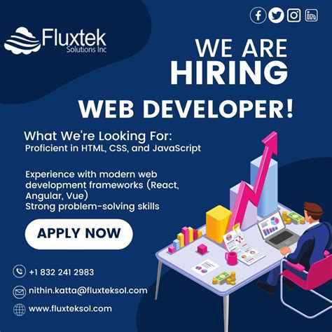 Fluxtek Solutions Inc On Linkedin Webdeveloper Fluxteksolutions