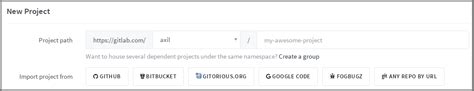 Import Projects From Github · Importing · Workflow · Help · Gitlab