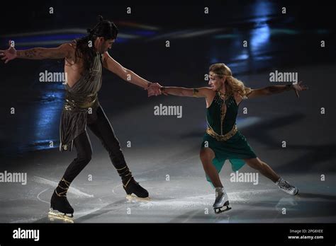 Moscow Figure Skaters Tatiana Volosozhar And Maxim Maxaim Trankov