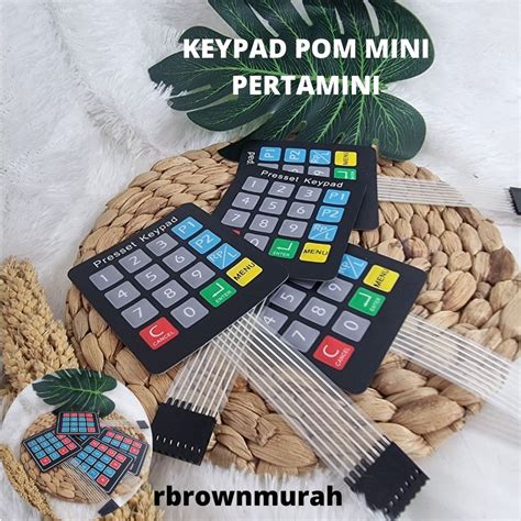 Tombol Pom Mini Keypadkeypad Pom Minikeypad Arduinu Shopee Malaysia