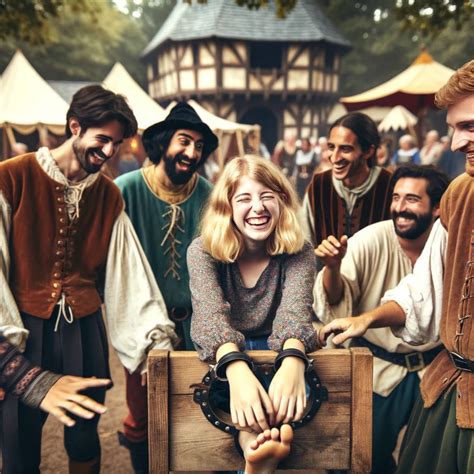 Blond Girl Laughing In Stocks By Ticklingai On Deviantart