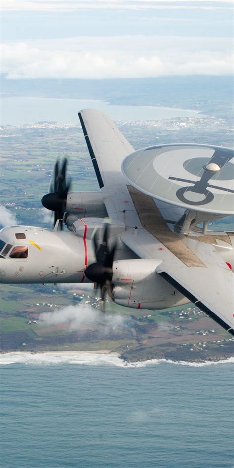 Обои на рабочий стол Самолёты Военные Боевой Самолет Northrop Grumman E 2 Соколиный Глаз