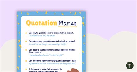 Using Quotation Marks Correctly Creative Teaching Packet Quotation