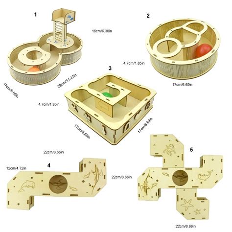 50lb Hamster Maze Natural Wood Toy Playground Tube Grandado