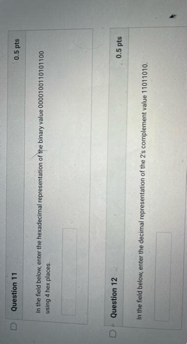 Solved In The Field Below Enter The Hexadecimal