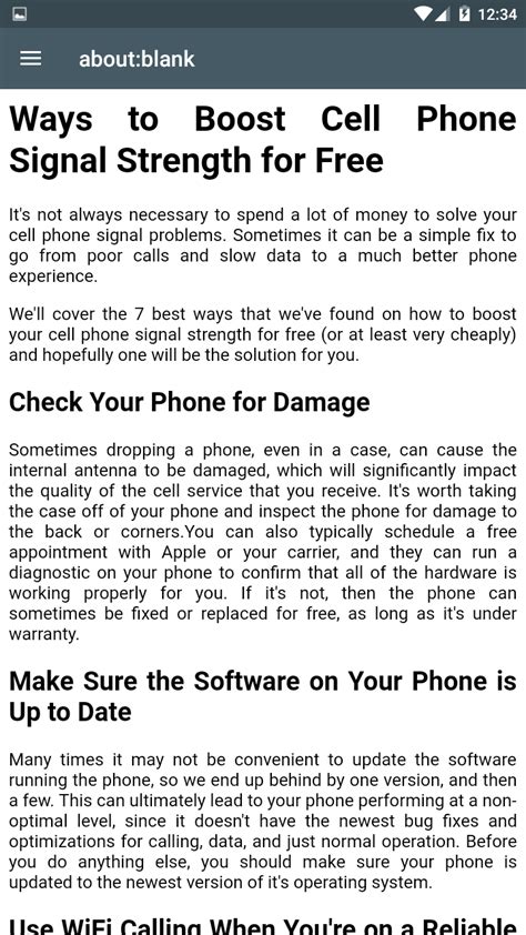 Ways To Boost Cell Phone Signal Strength For Free App On Amazon Appstore