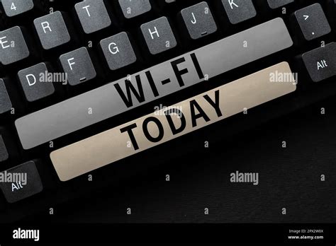 Text Caption Presenting Wi Fi Business Concept Radio Technologies Commonly Used For Wireless