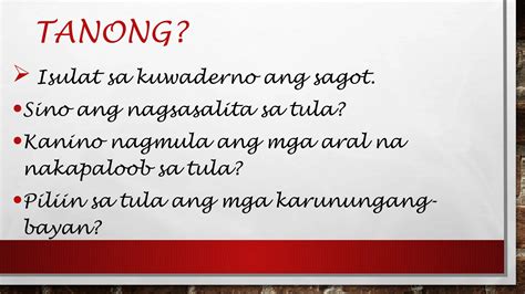 Karunungan Bayan Salawikain Kasabihan Sawikain Bugtong Pptxpptx Pptx
