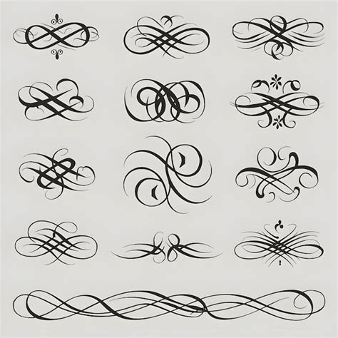 Premium Vector Intricate Designs Captivate With Black And White Ornamental Motifs