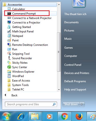 Tổng hợp cách khởi động Command Prompt trên Windows 7 Thuthuattienich vn
