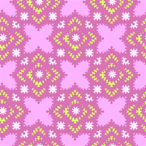 Geometric Abstract Seamless Pattern With Colorful Shapes Vector Illustration 13155267 Vector