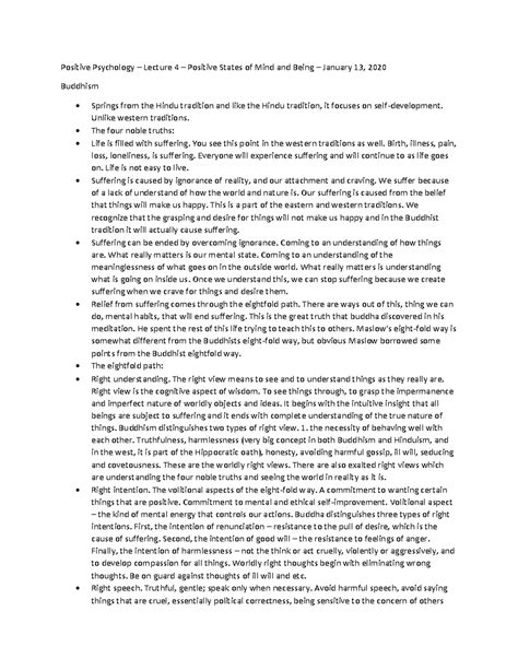 Positive Psychology Lecture 4 Warning Tt Undefined Function 32 Warning Tt Undefined