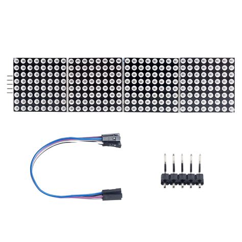 Max7219 Dot Matrix Module 4 In 1 Display Red Sunfounder