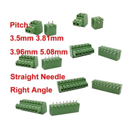 Pitch Mm PCB Screw Terminal Block Connector Mm Pin PCB Screw Connector Terminal