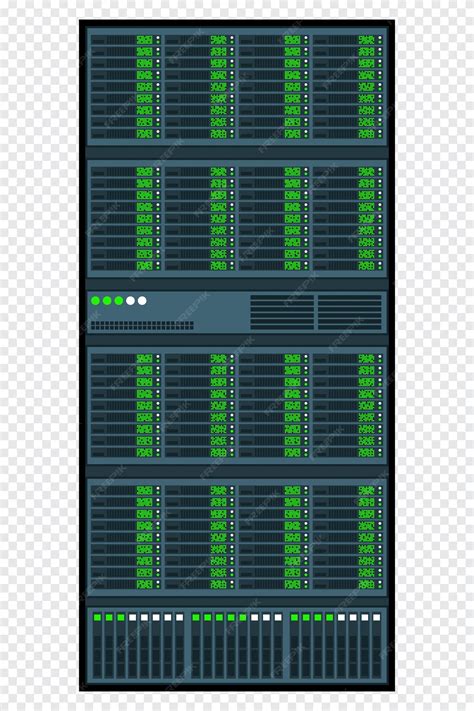 Premium Vector Server Rack Server Room Data Center Network Server Isolated Server In Flat