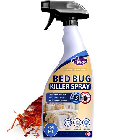 Aviro Bed Bug Spray Fast Acting Strong Bed Bug Killer Spray For Imme
