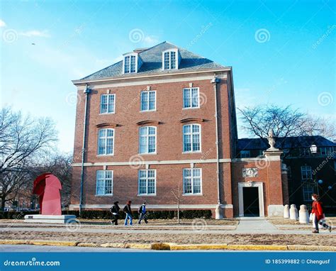 Uiuc Campus Building Editorial Image 185399884
