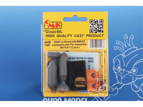 Cmk Kit Resine 4458 Bombe 2000 Lb An M66a2 équipée Dun Assemblage D