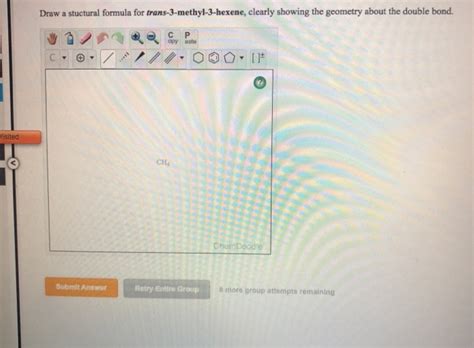 Solved Draw A Stuctural Formula For Trans 3 Methyl 3 Hexene