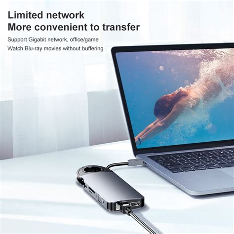 In Usb C Hub Type C Naar Usb Tf Vga Hdmi Grandado