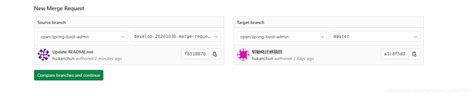Gitlab合并请求相关流程source Branch Target Branch Csdn博客
