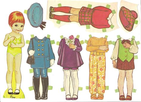Mostly Paper Dolls My Tina Paper Doll 1967