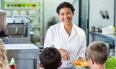 High School Cafeteria Worker