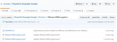using the vmware vmencryption powercli module to manage shallow rekeying of a vm encrypted vm