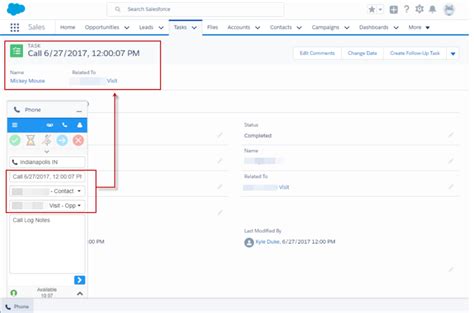 Pureconnect For Salesforce Call Logs