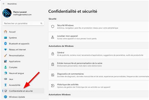 Windows 11 Paramétrer Les Autorisations Confidentialitéandsécurité