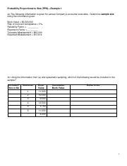 PPS Sampling Examples Pdf Probability Proportional To Size PPS Example A The Following