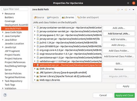 Eclipse 出現 Javaxwebsocket Cannot Be Resolved 問題解決方法教學 G T Wang