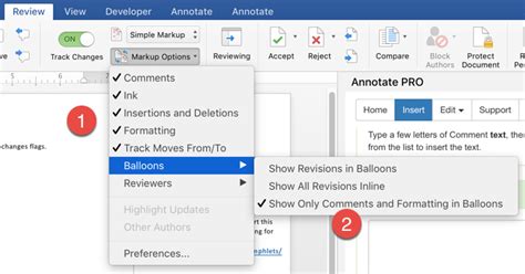 Solved Annotate PRO Doesn T Play Well With Track Changes In Word Trees
