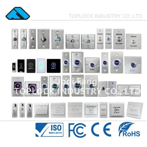 Touchless Exit Button Touchless Button With Electrical Lock China Touchless Button And