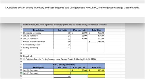 How To Calculate Cost Of Goods Sold Using Weighted Average Method Haiper